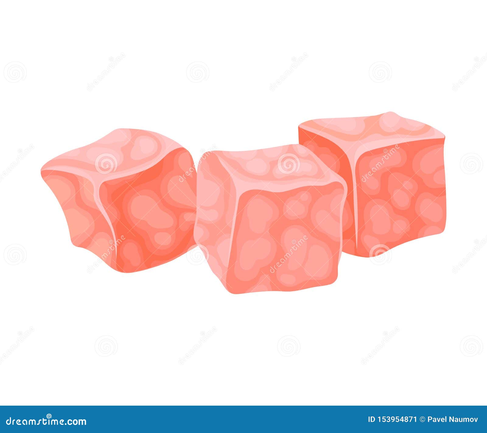 Turkish Delight Lokum Vector Illustration. Traditional Middle Eastern ...