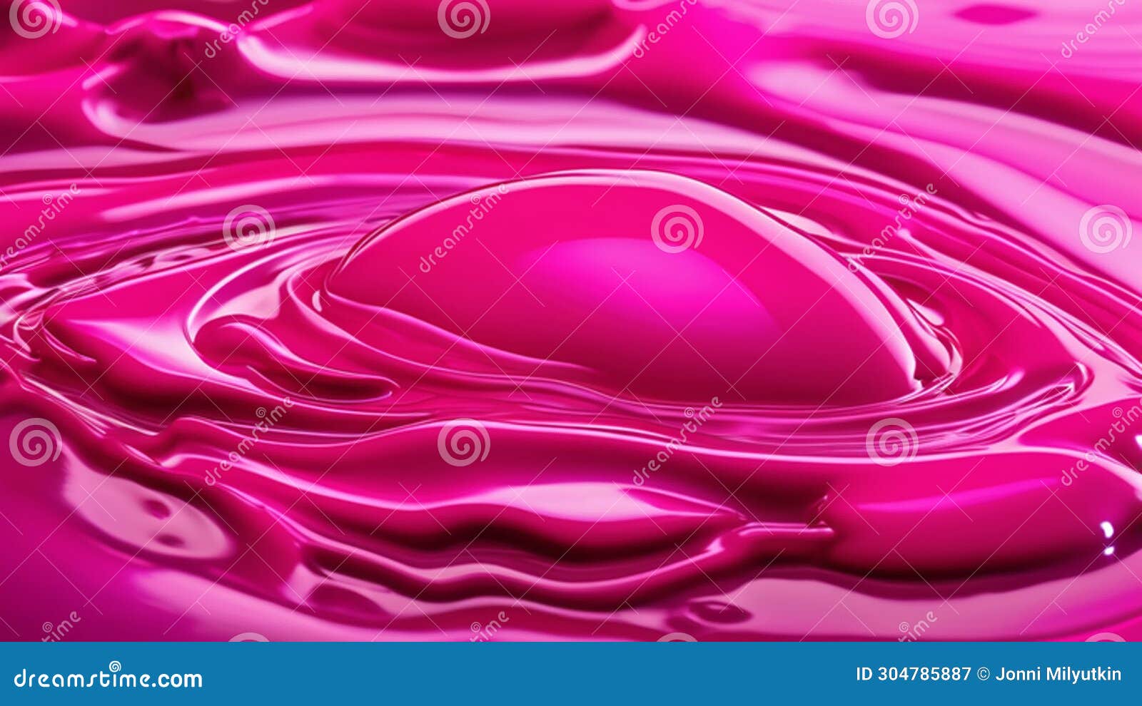 Pink Using Fluid Art Technique with Alcohol Paints. Stock Illustration ...