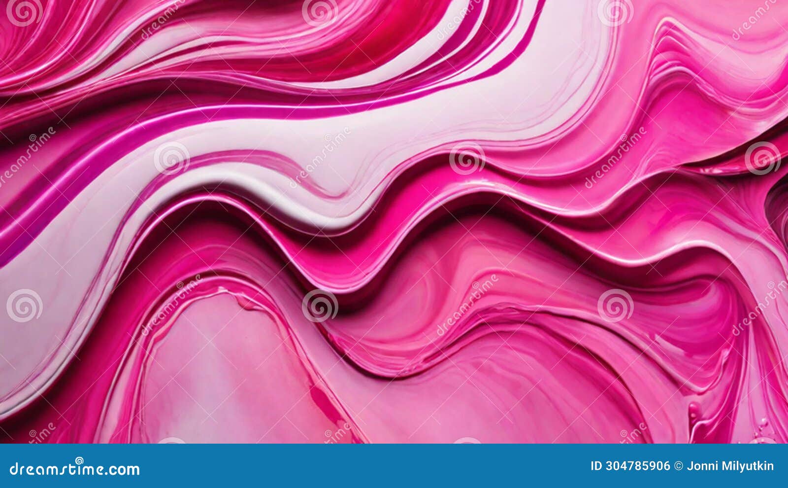 Pink Using Fluid Art Technique with Alcohol Paints. Stock Illustration ...