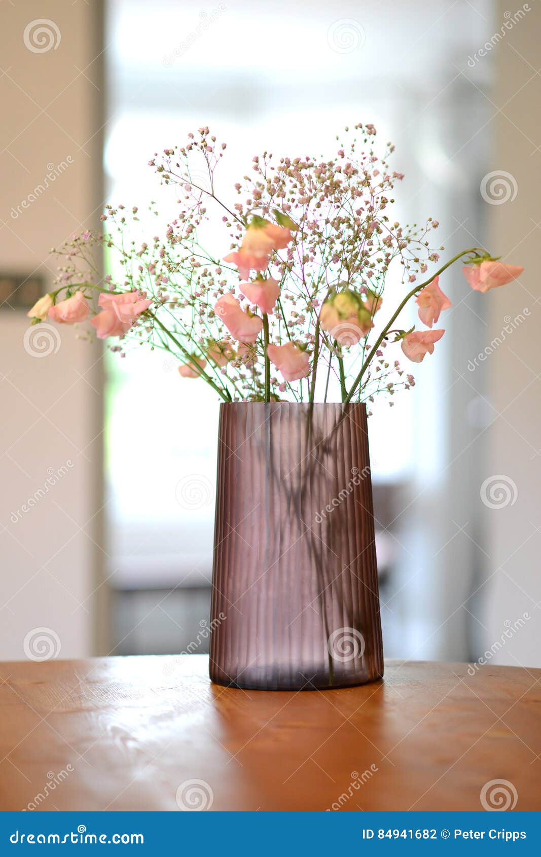Pink vase stock photo. Image of posh, vase, fluted, lined - 84941682