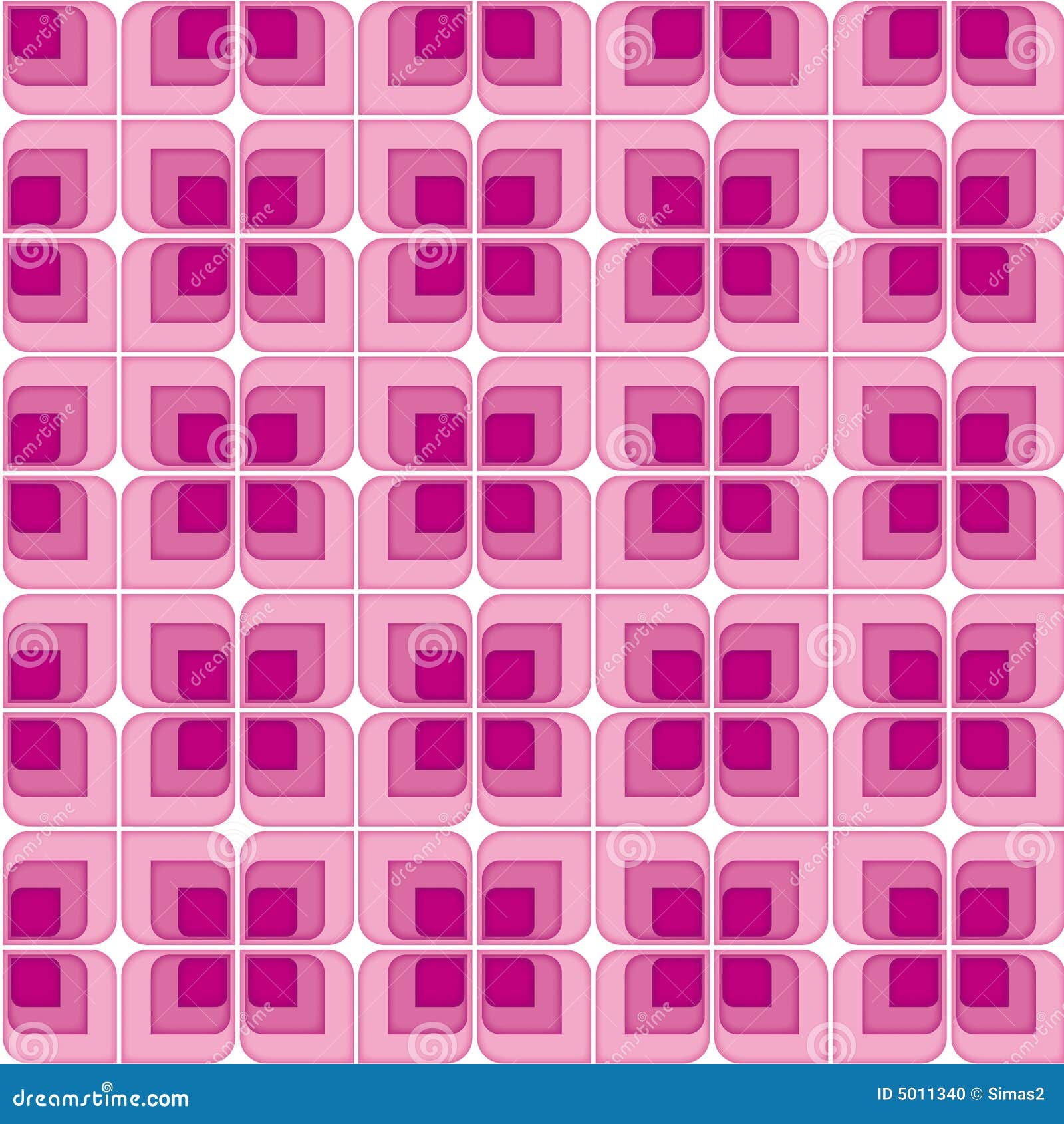 Pink Vintage Seamless Pattern Stock Vector - Illustration of pattern ...