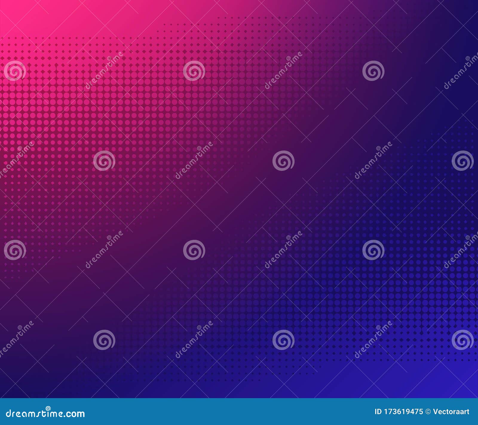 Pink Violet Dot Halftone Gradient Background Stock Vector ...