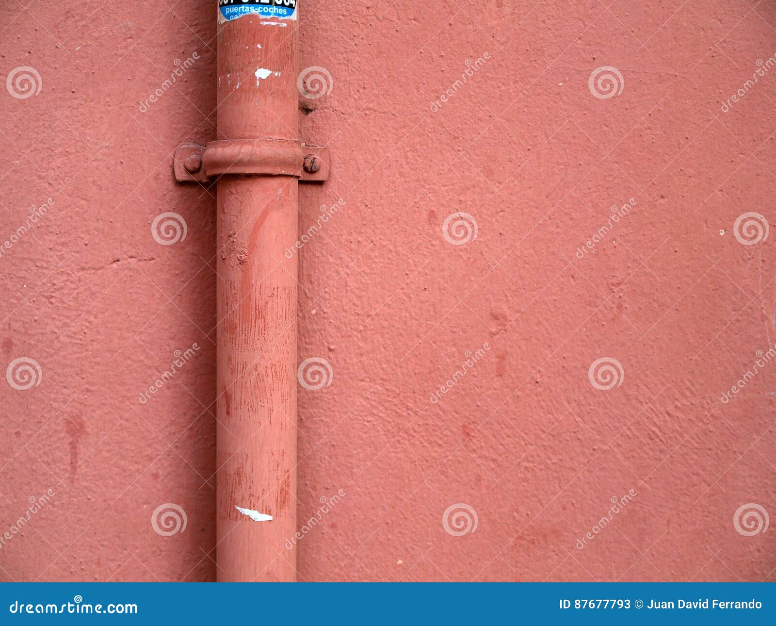 Pink wall stock image. Image of pipeline, texture, background - 87677793