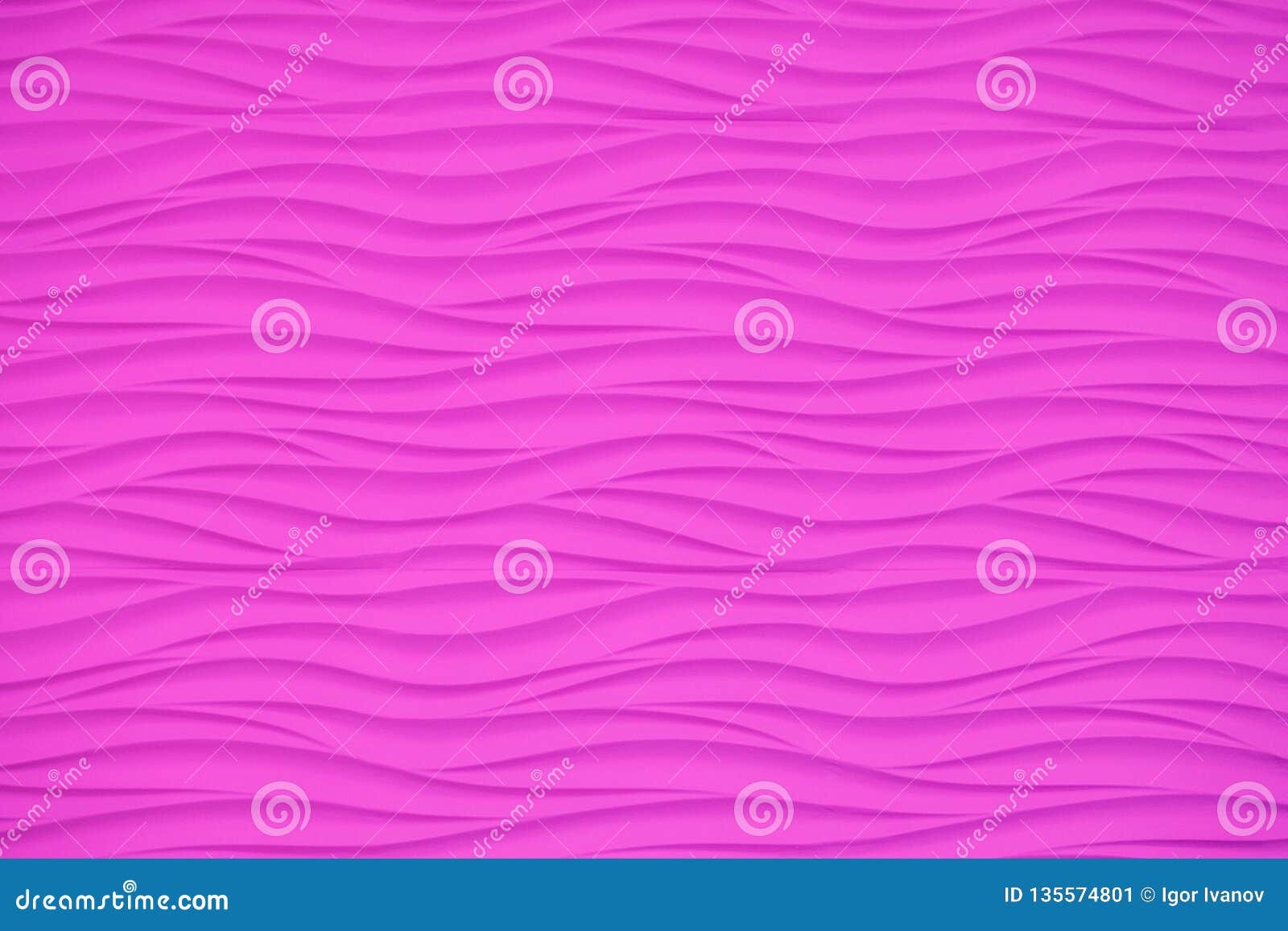 Pink Wall with Volumetric Wavy Patterns Stock Illustration ...