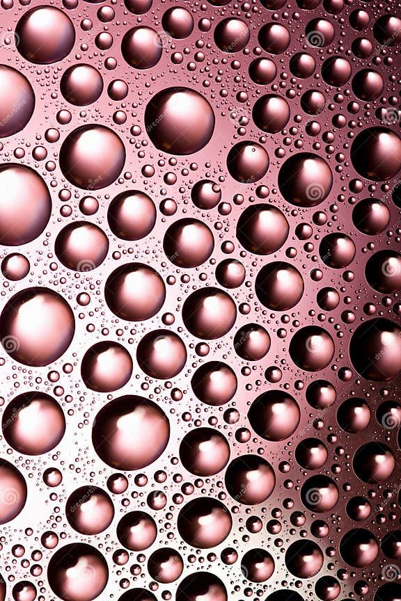 Pink Water Drops Background Stock Photo - Image of moisture, backdrop ...