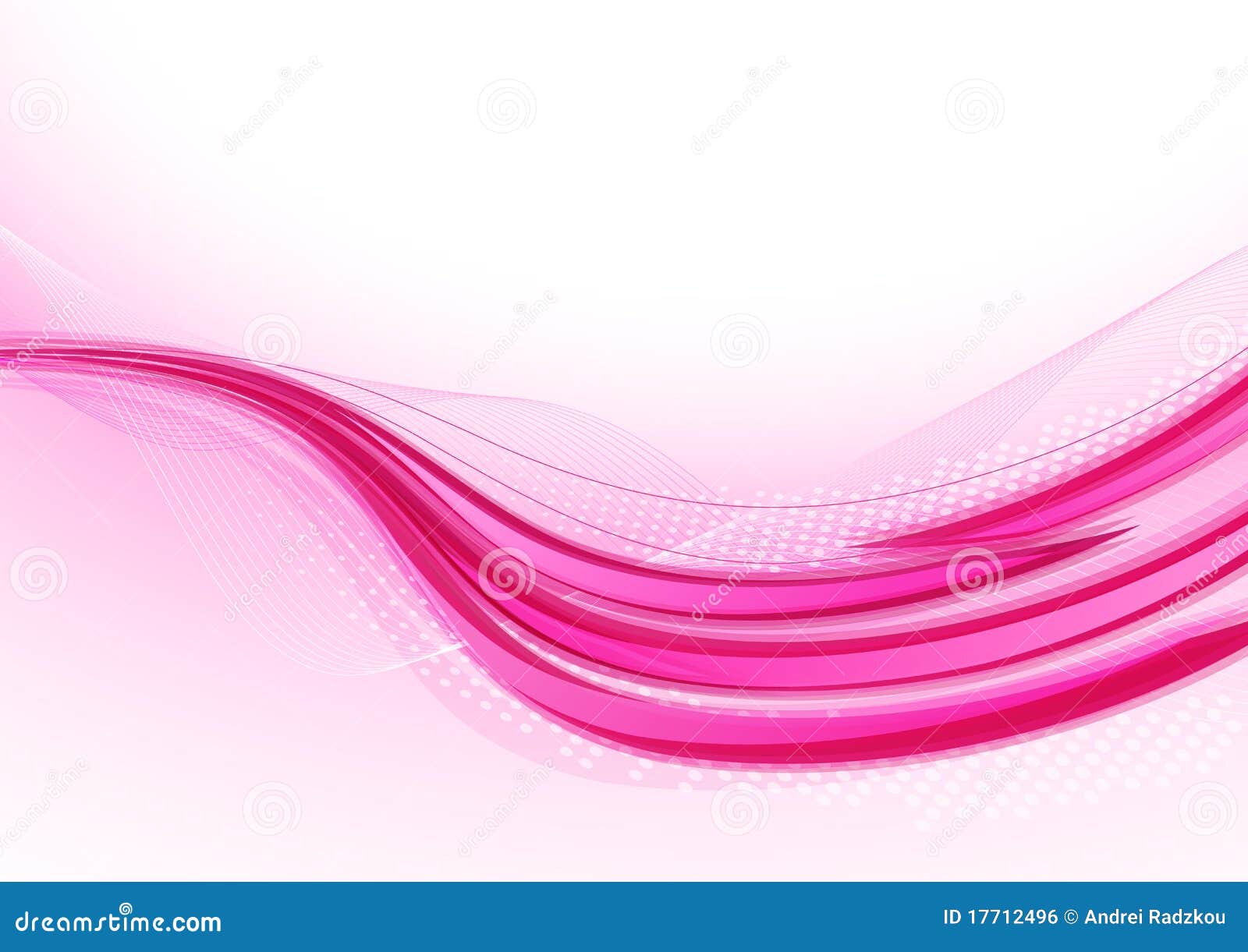 Pink wave stock vector. Illustration of curl, space, modern - 17712496