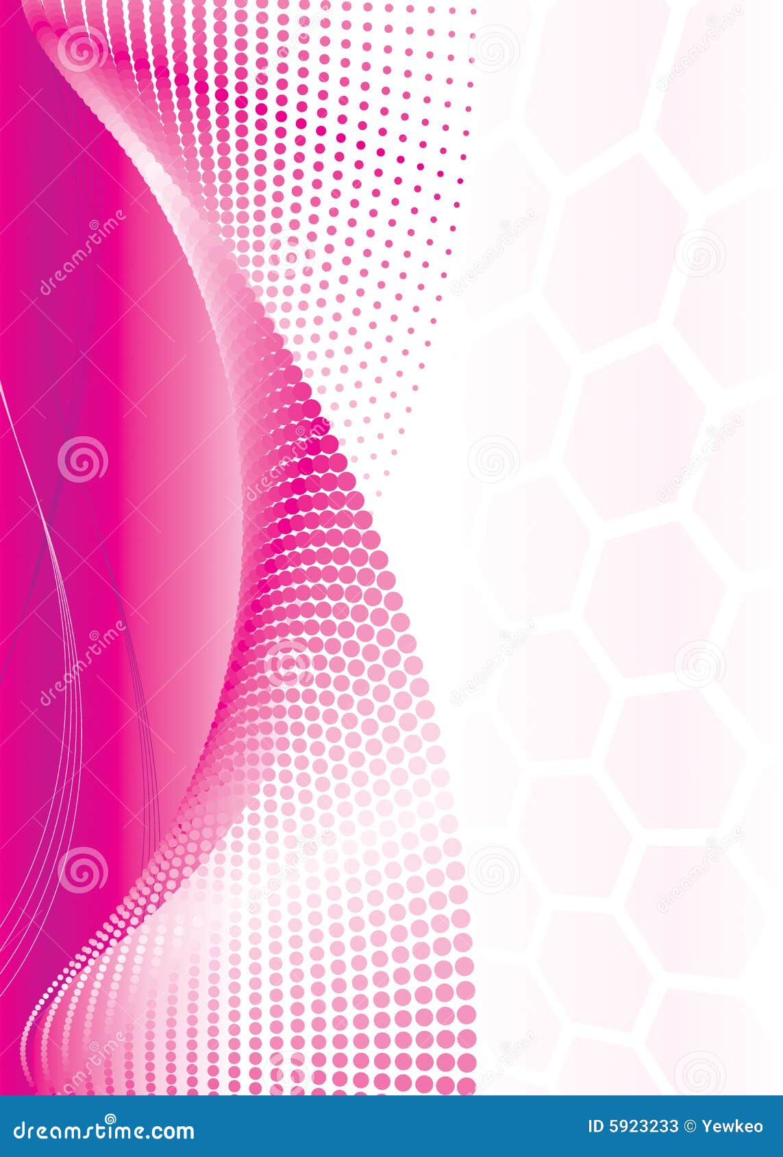 Pink Wave stock vector. Illustration of backdrop, abstract - 5923233