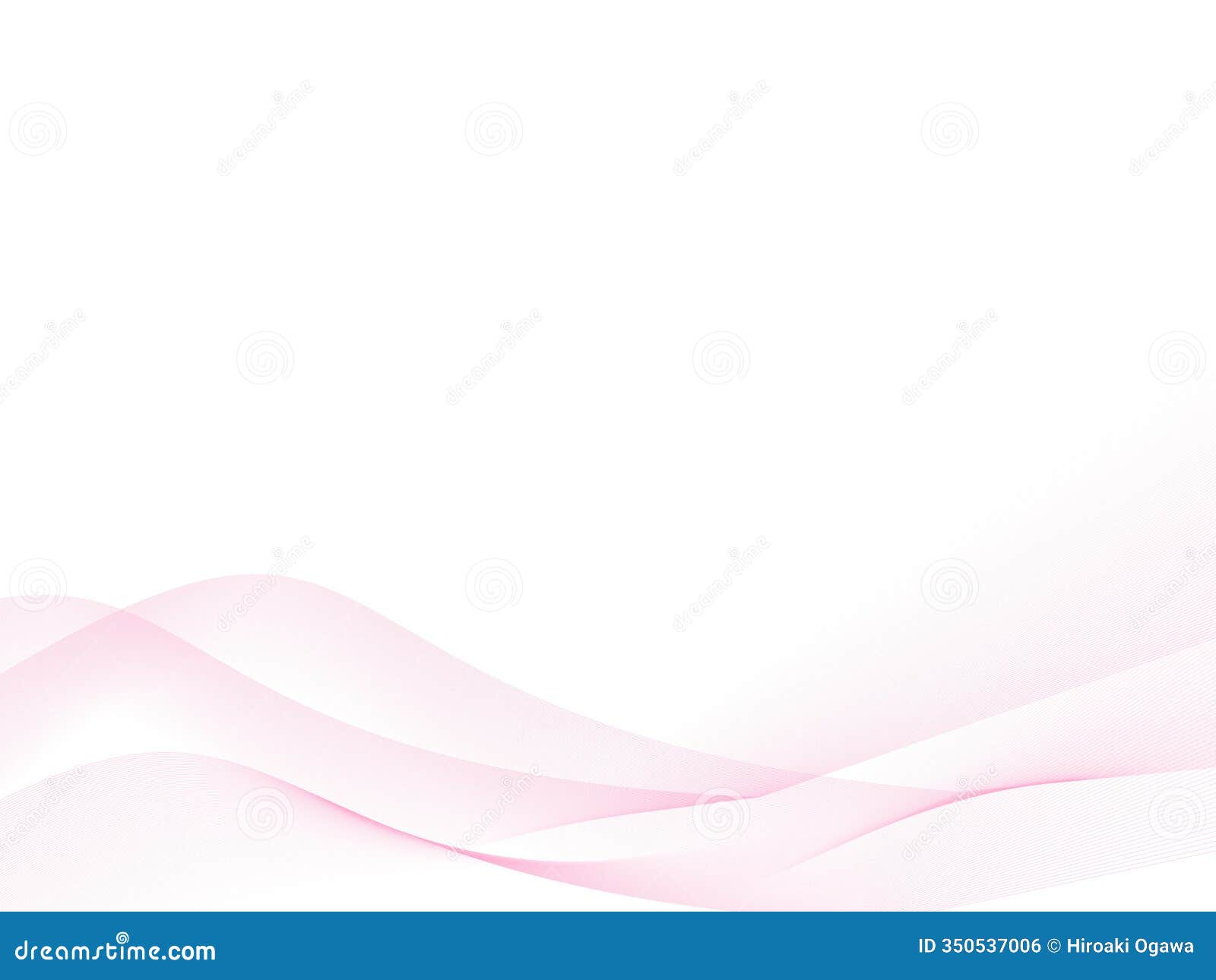 Pink Wave Background (wave Frame) Stock Illustration - Illustration of ...