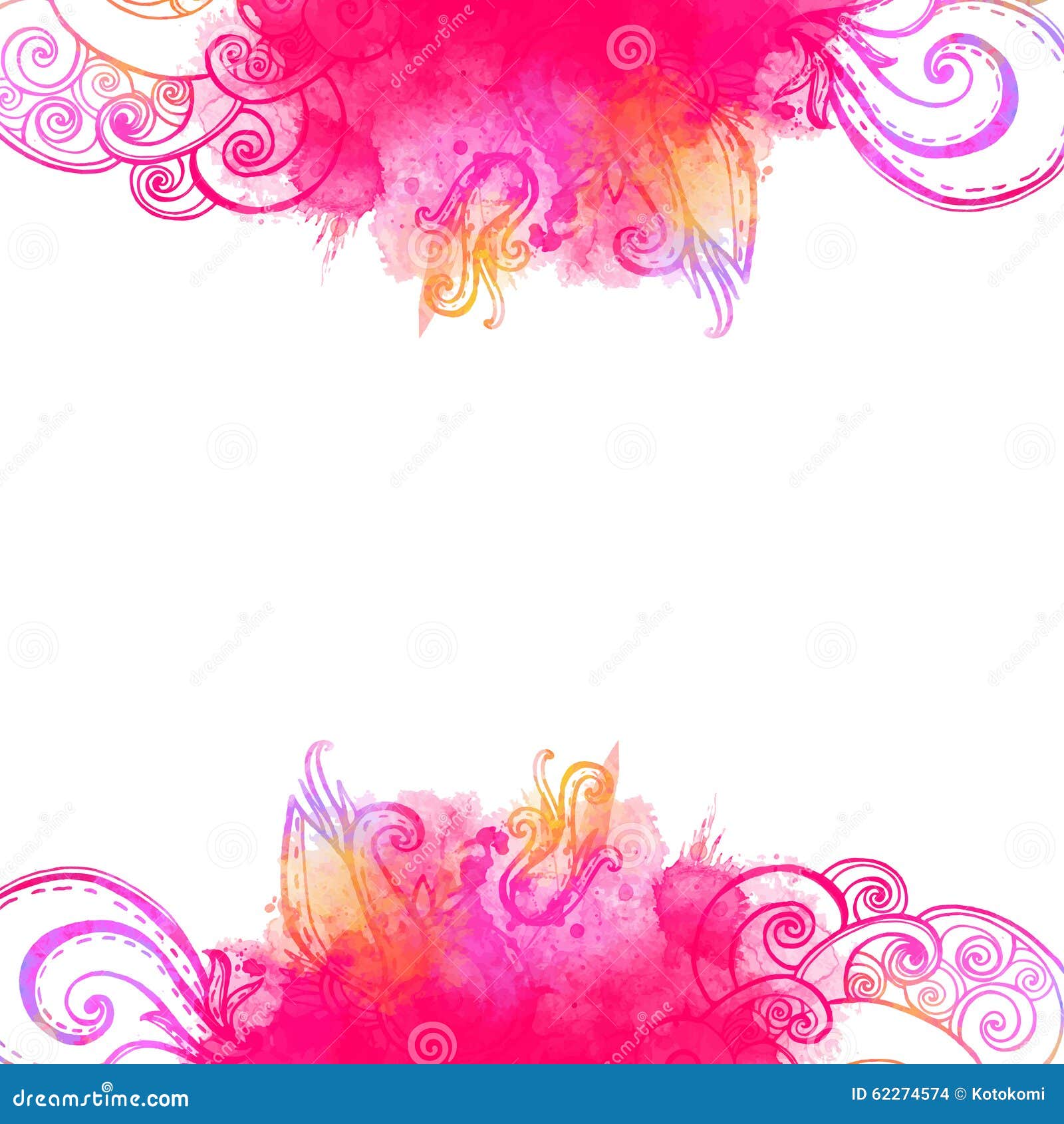 Wave Frame/Border Cartoon Vector | CartoonDealer.com #74341241