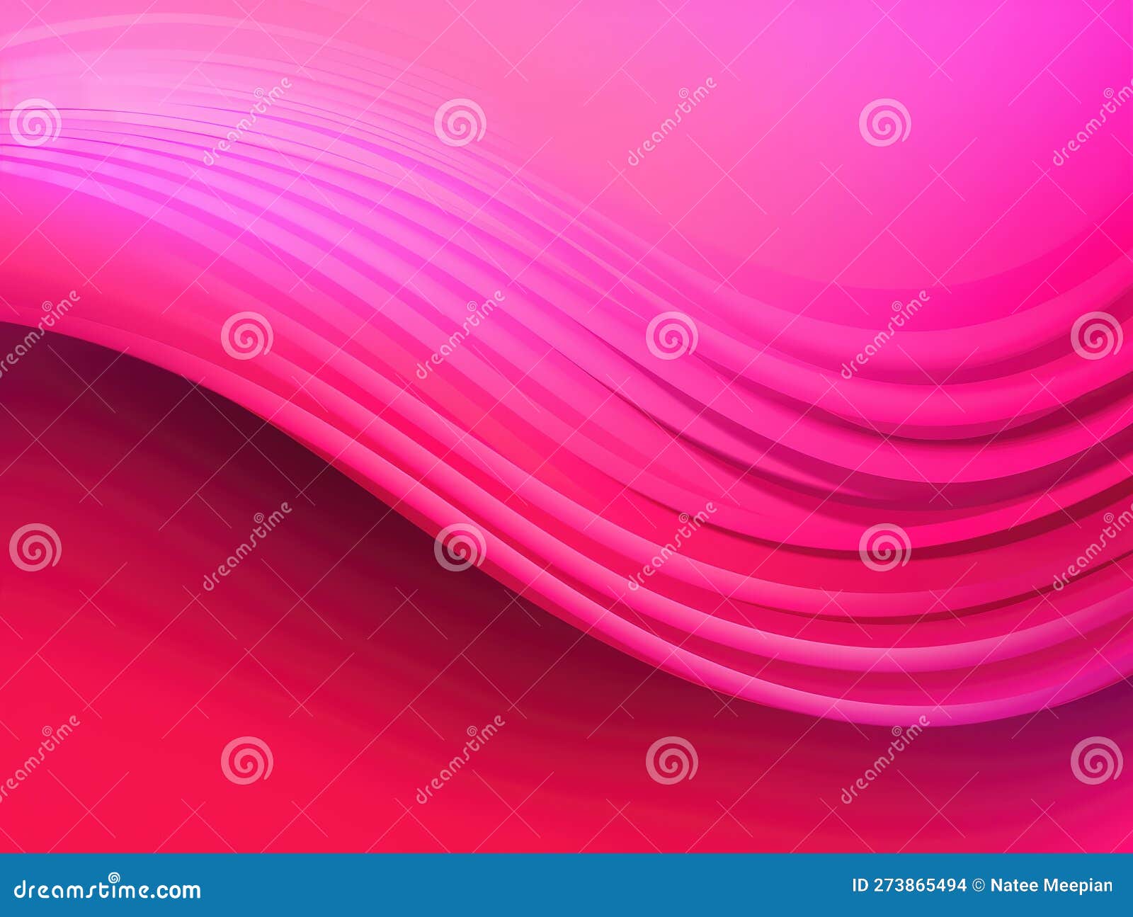 Pink Wave and Line Abstract Background. Generative AI Stock ...