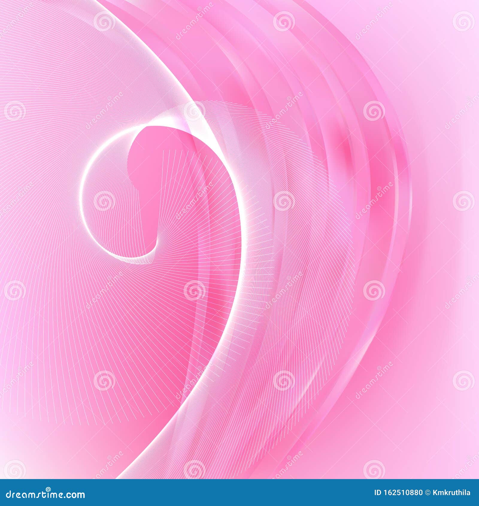 Pink Wave Lines Background Design Template Stock Vector - Illustration ...