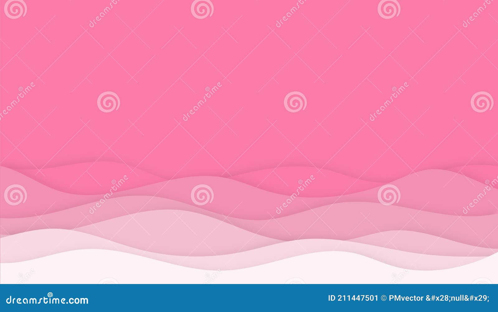 Pink Wave Lines Curve Valentine Concept Layer Vector Background ...