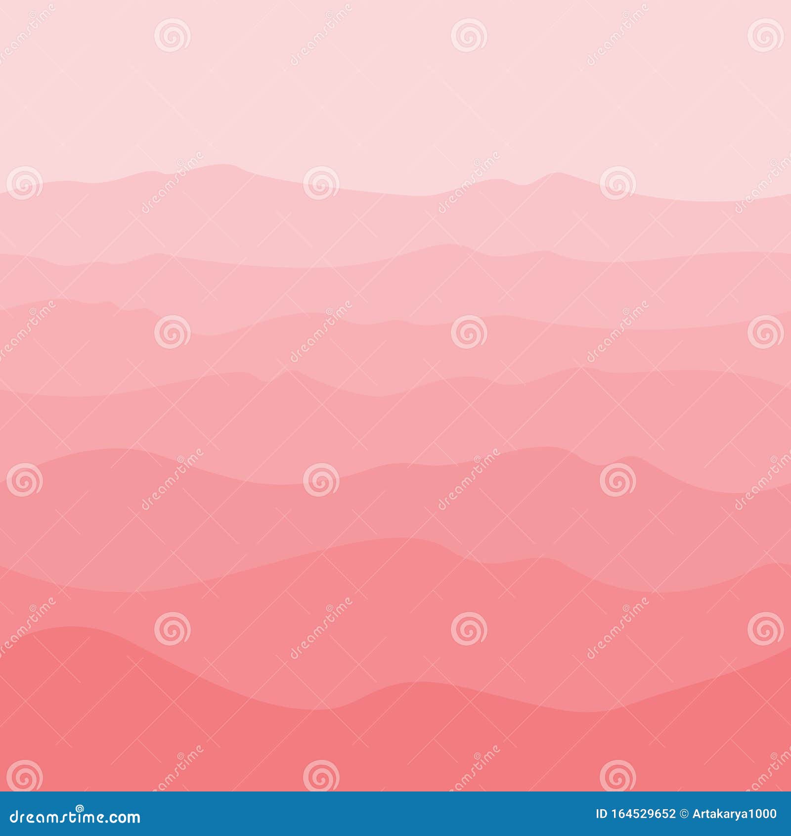 Pink Wave Pastel Color Vector Background Stock Vector - Illustration of ...
