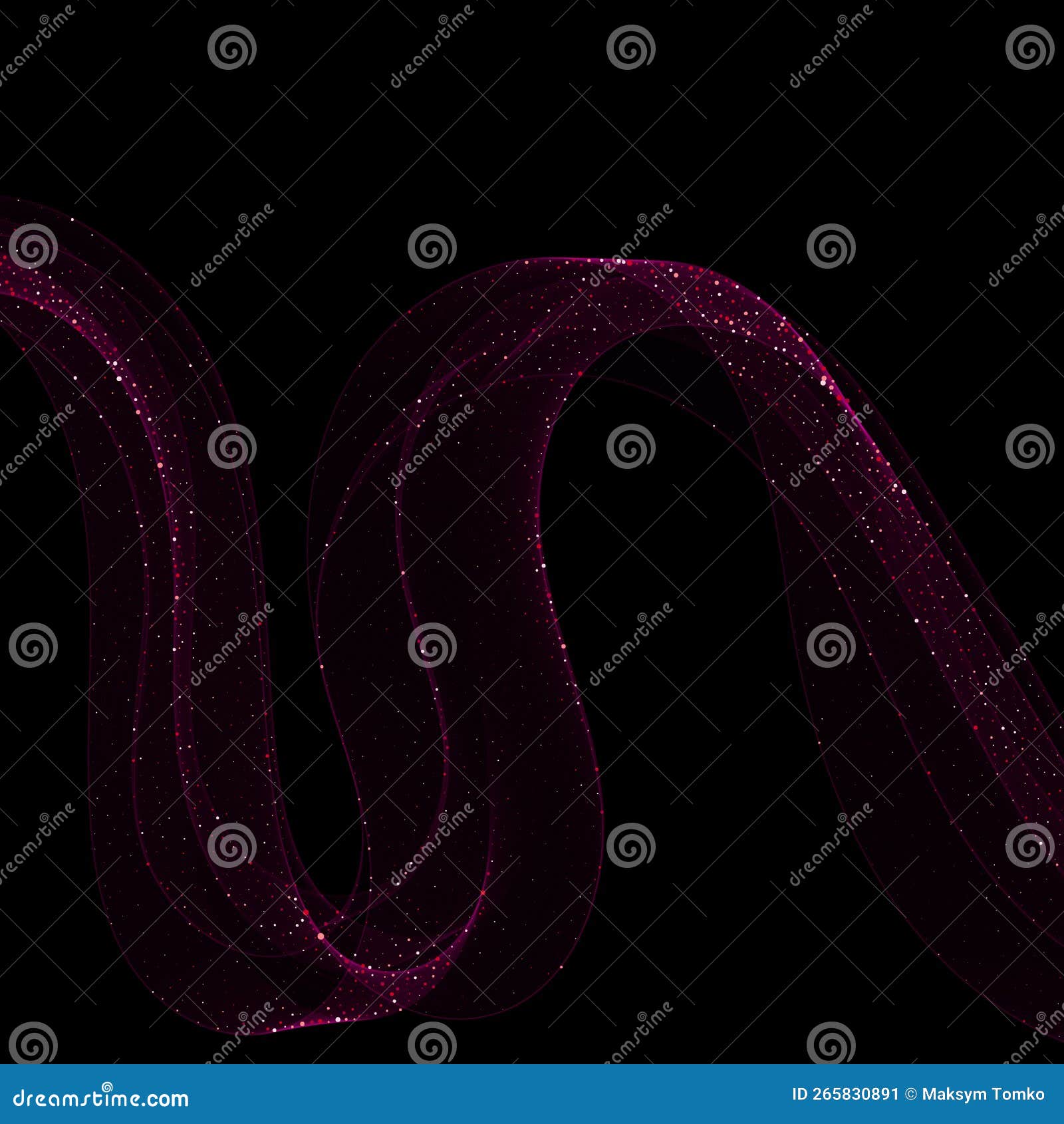 Pink Wave Pattern. Vector Template for a Presentation. Layout for ...