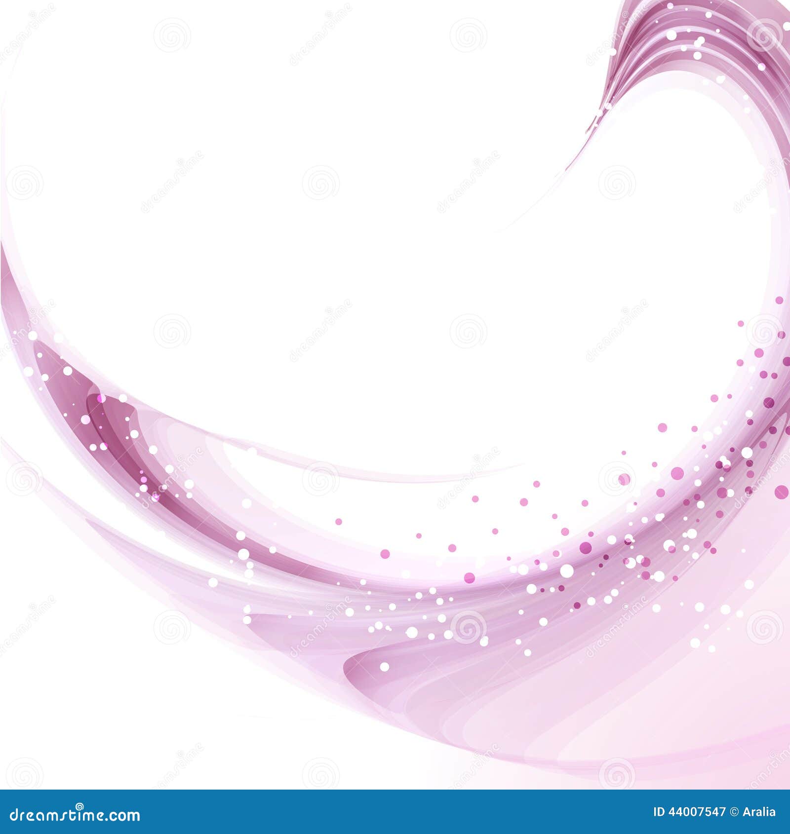 Pink wave stock vector. Illustration of backdrop, nature - 44007547