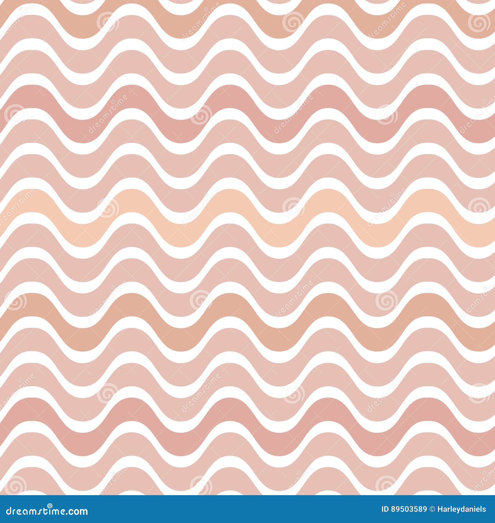 Pink Waves on a Transparent Background, Seamless Vector Pattern Stock ...