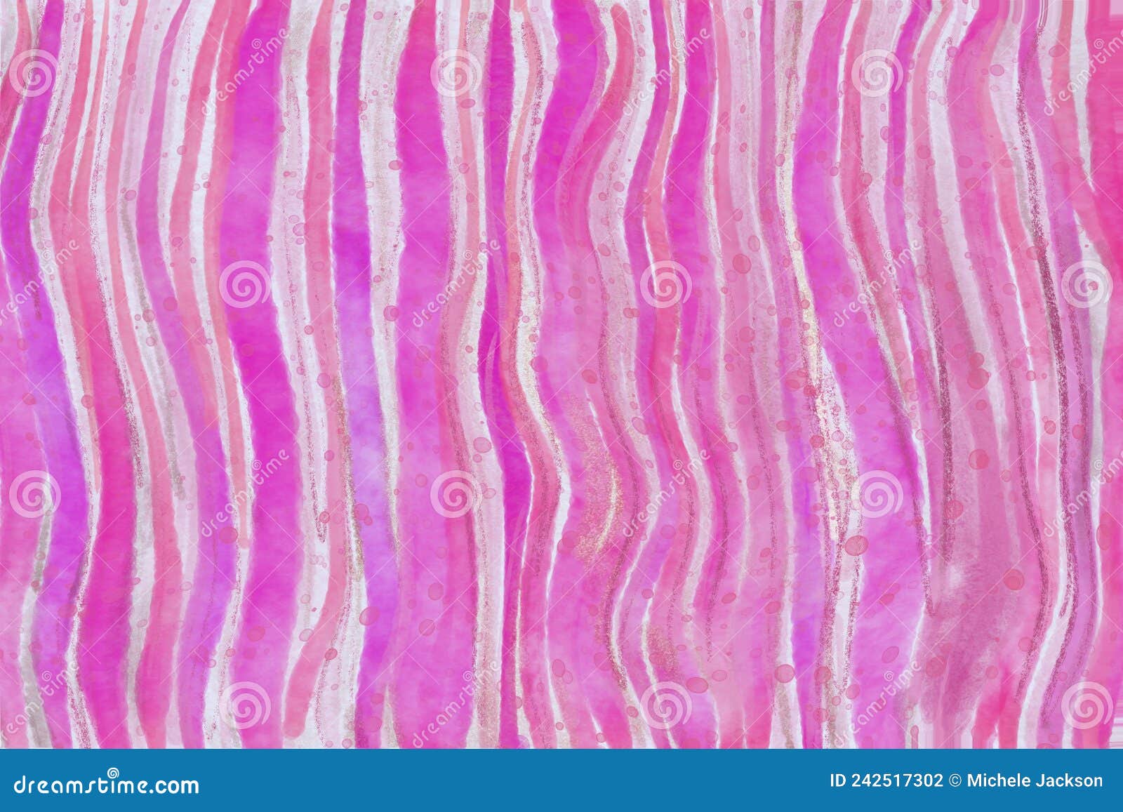 Pink Wavy Stripes Background Stock Illustration - Illustration of ...