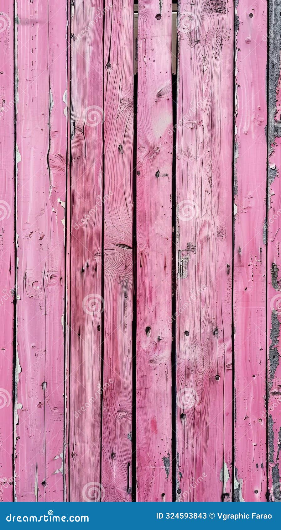 Pink Weathered Wooden Wall Background, Rustic and Textured Stock Image ...