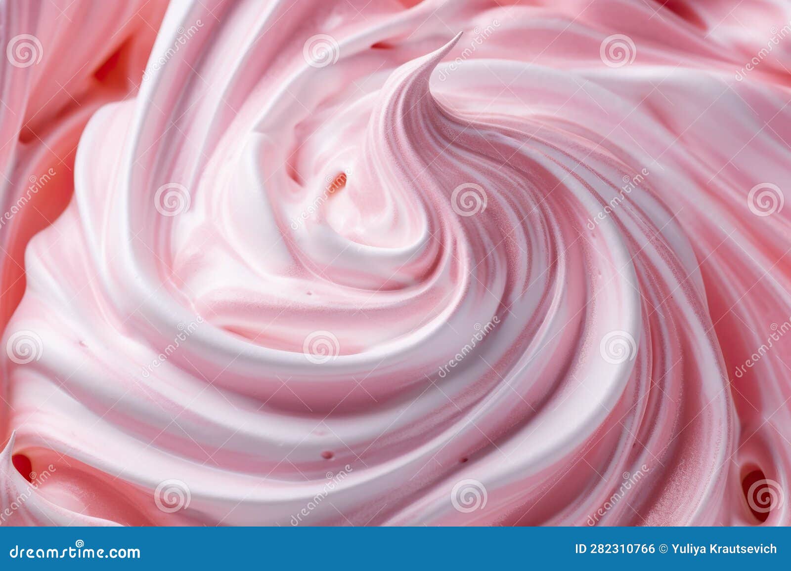 Pink Whipped Cream Texture. Generative AI Stock Illustration ...