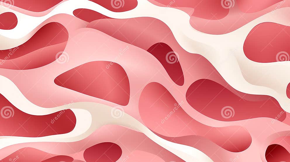 A Pink and White Abstract Background with an Abstract Design Stock ...