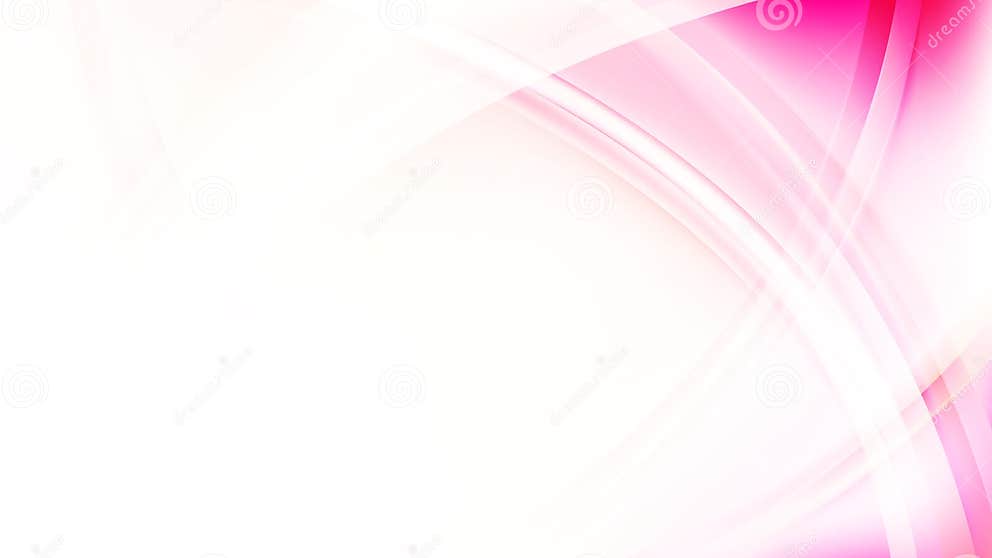 Pink and White Curved Lines Background Stock Vector - Illustration of ...