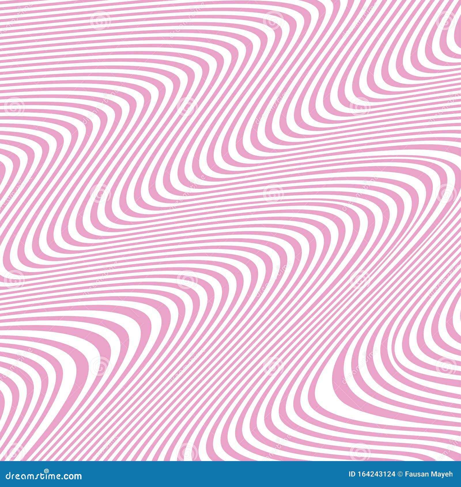 Pink and White Diagonal Stripes Pattern. Lava Shapes Stock Vector ...