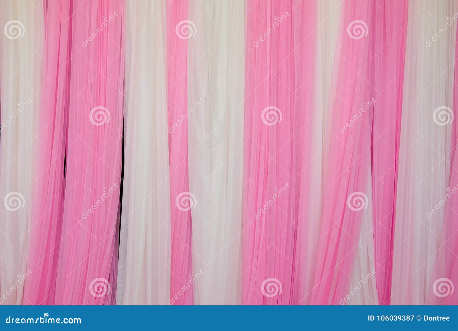 Pink and White Fabric Backdrop Stock Image - Image of design, beautiful ...