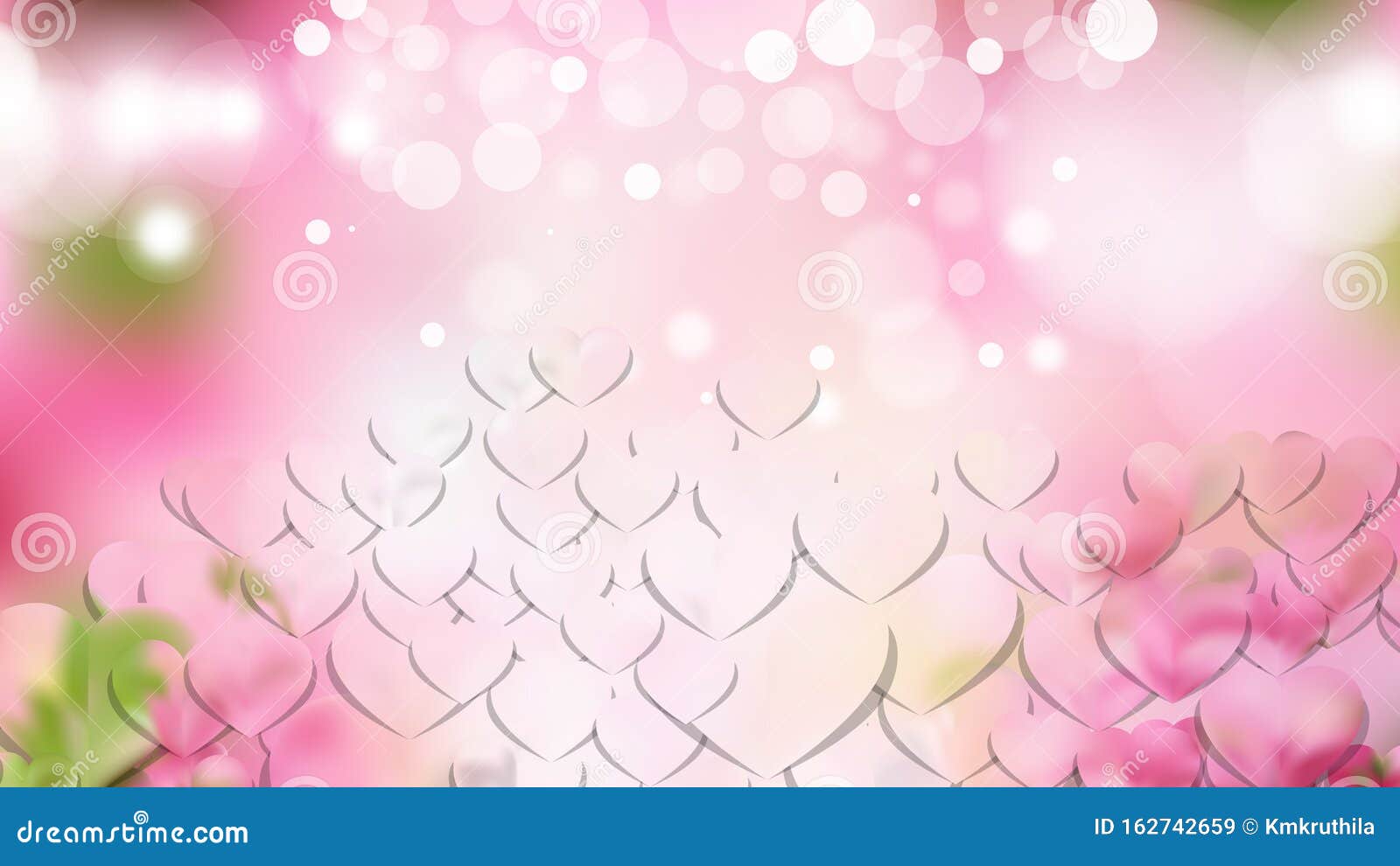 Pink and White Heart Background Design Stock Vector - Illustration of ...