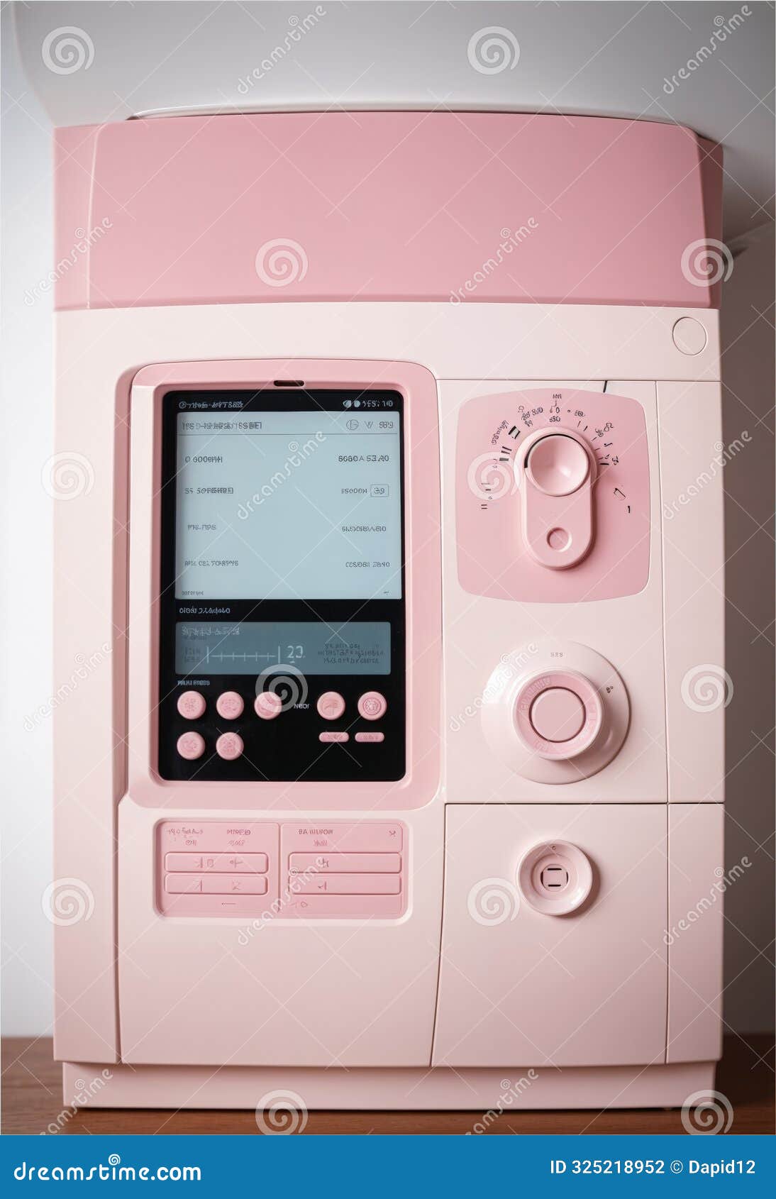 A Pink and White Mammogram Medical Machine with a Screen Stock ...