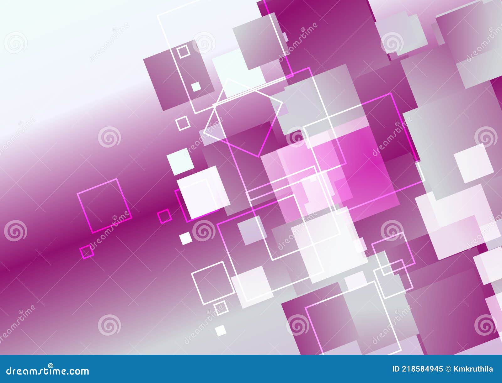 Pink and White Modern Square Background Vector Graphic Stock Vector ...