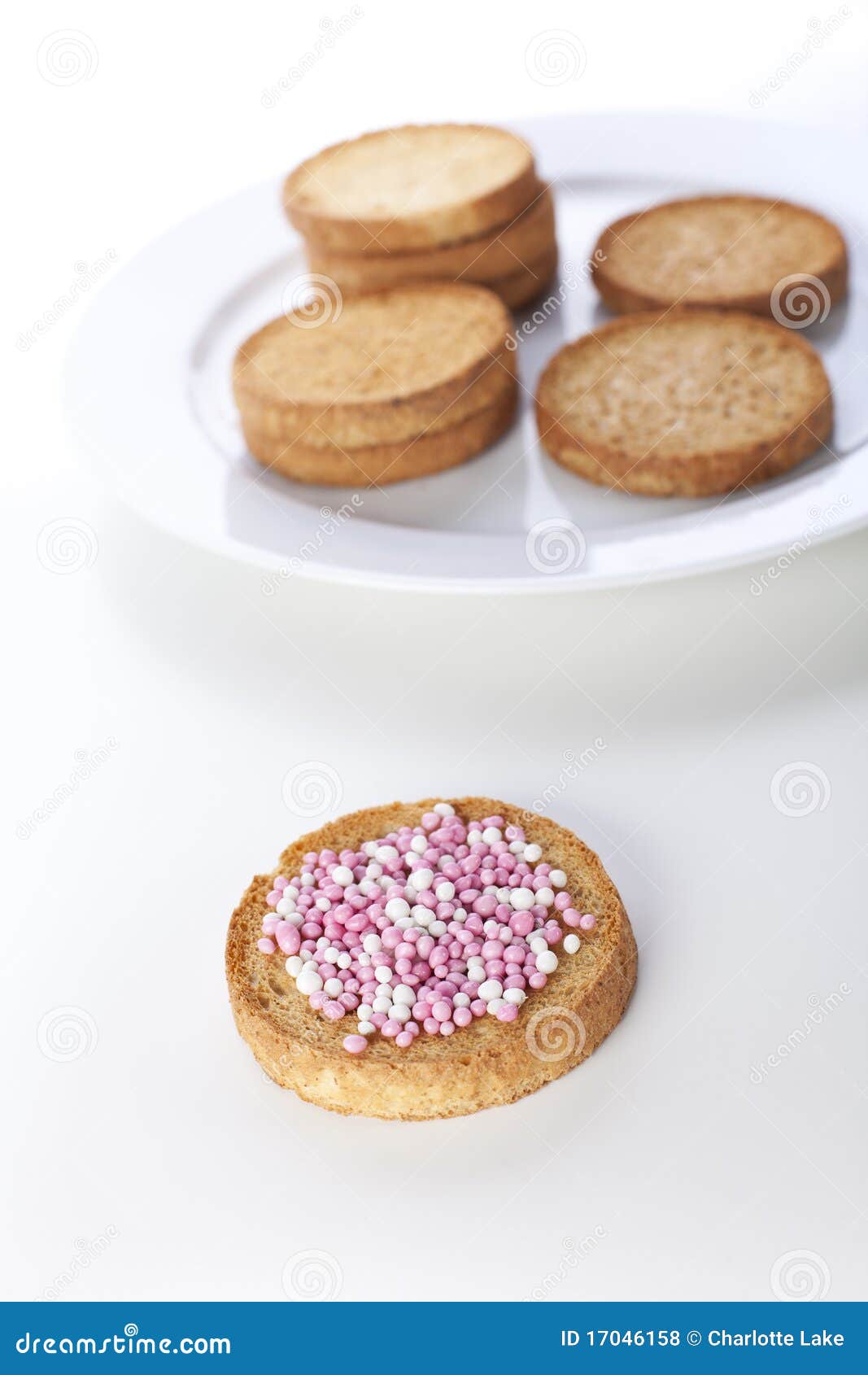 Pink White Muisjes Toast Stock Photos - Free & Royalty-Free Stock ...