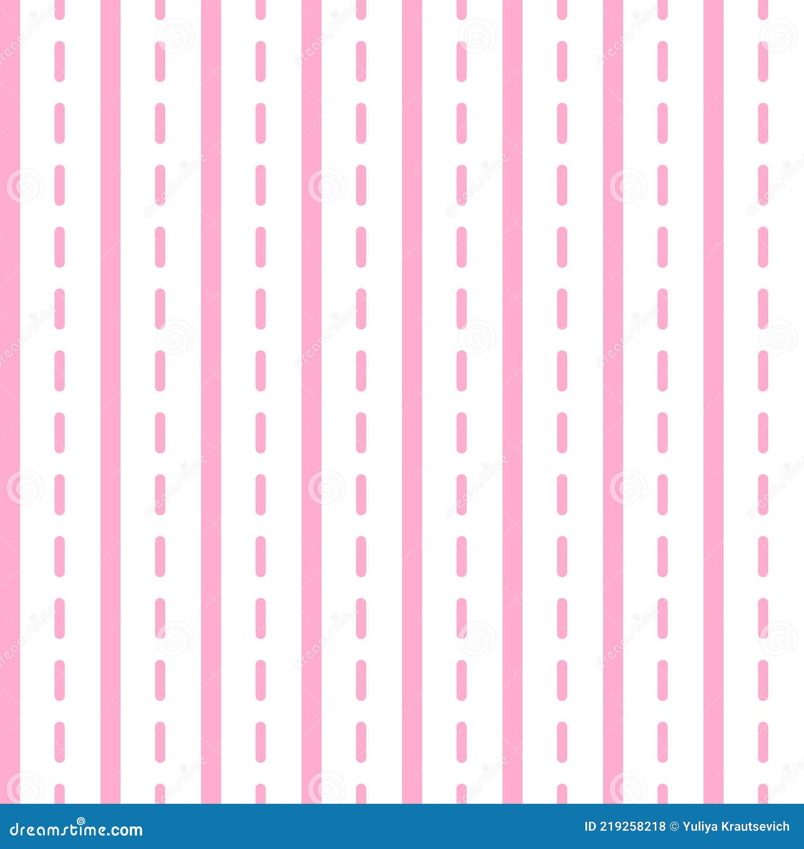 Pink White Stripes Seamless Pattern. Vector Illustration Stock Vector ...