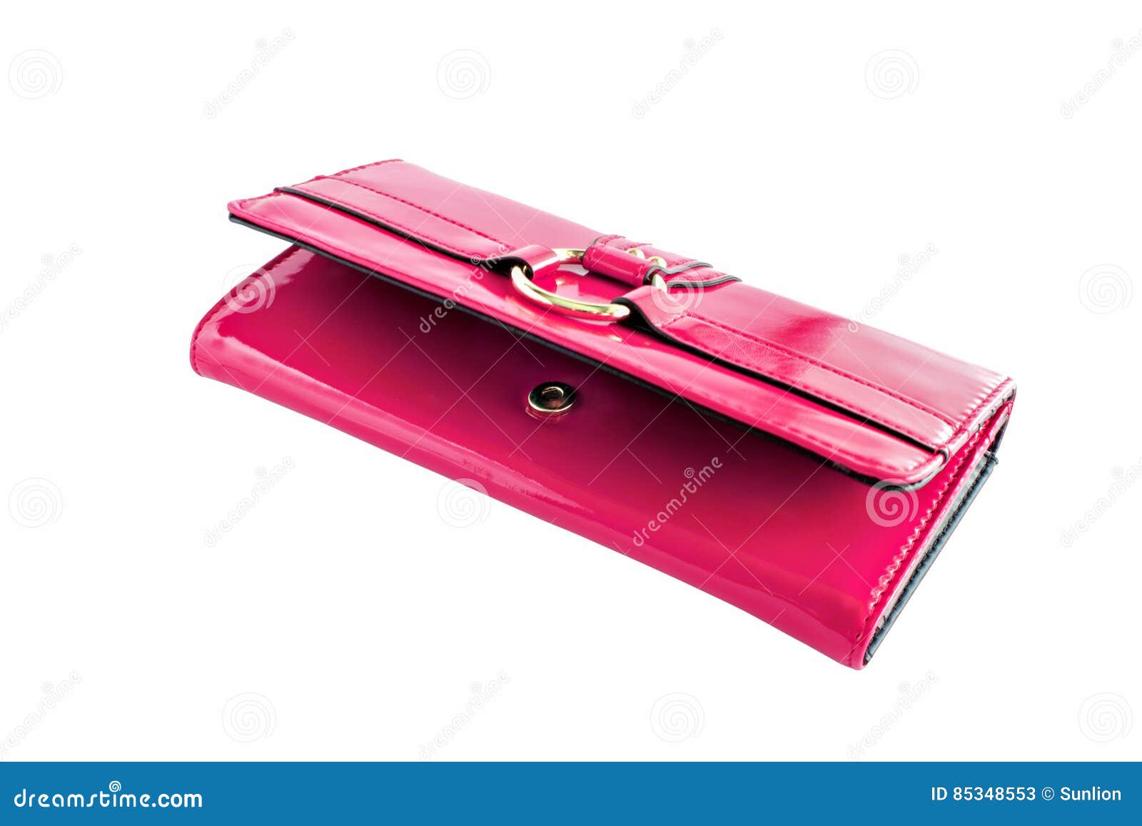 Pink woman wallet stock image. Image of shopping, finances - 85348553