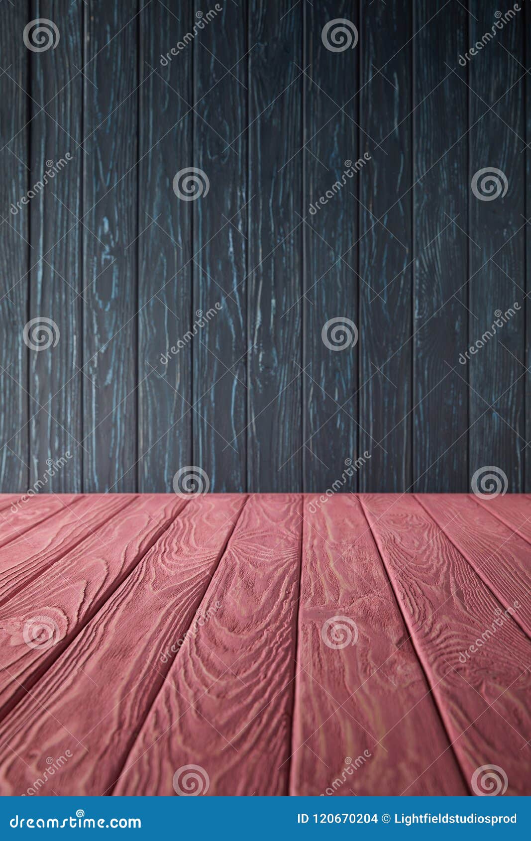Pink Wooden Table and Dark Blue Stock Photo - Image of planks, texture ...