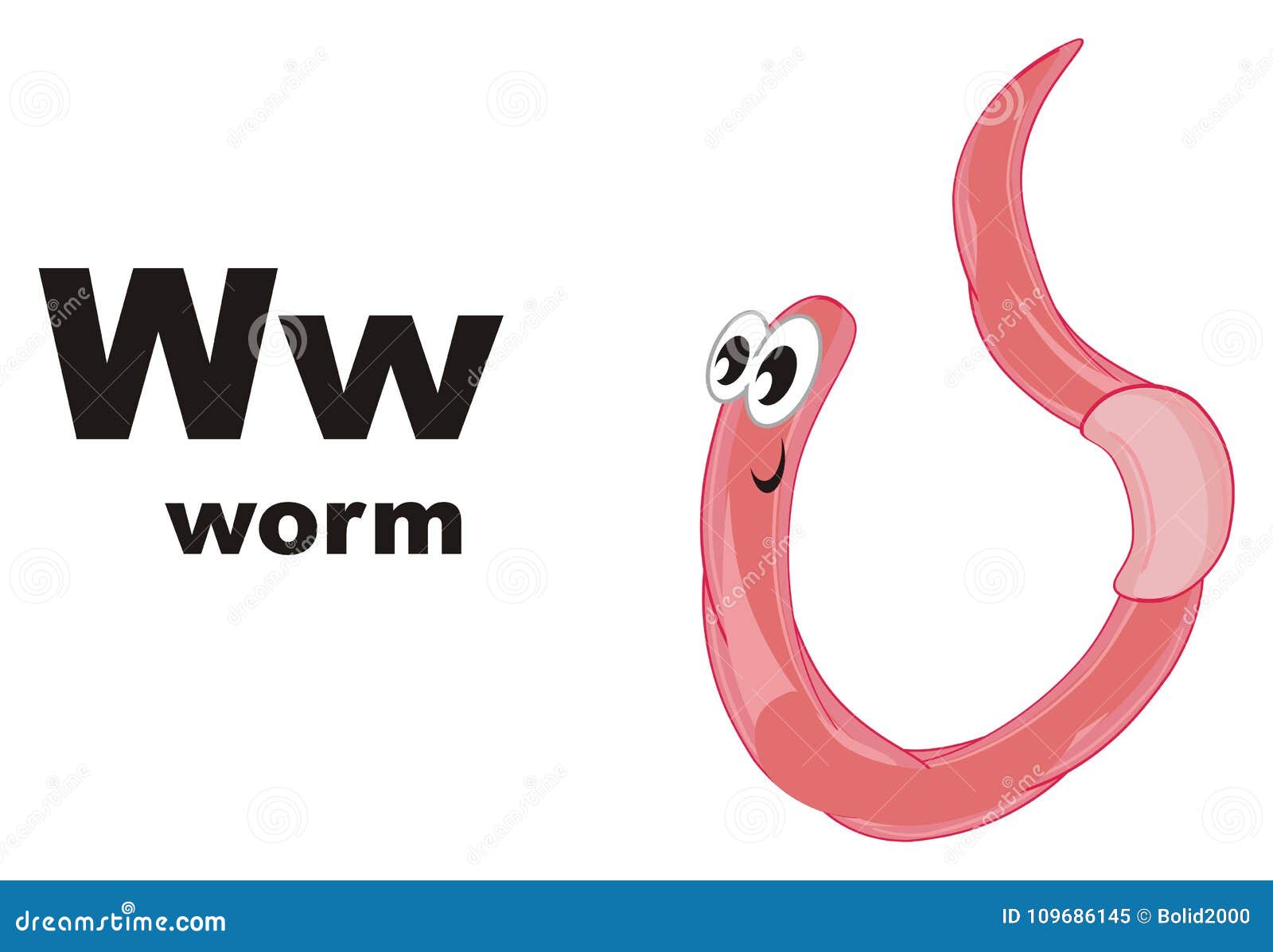 Worm and abc stock illustration. Illustration of soil - 109686145