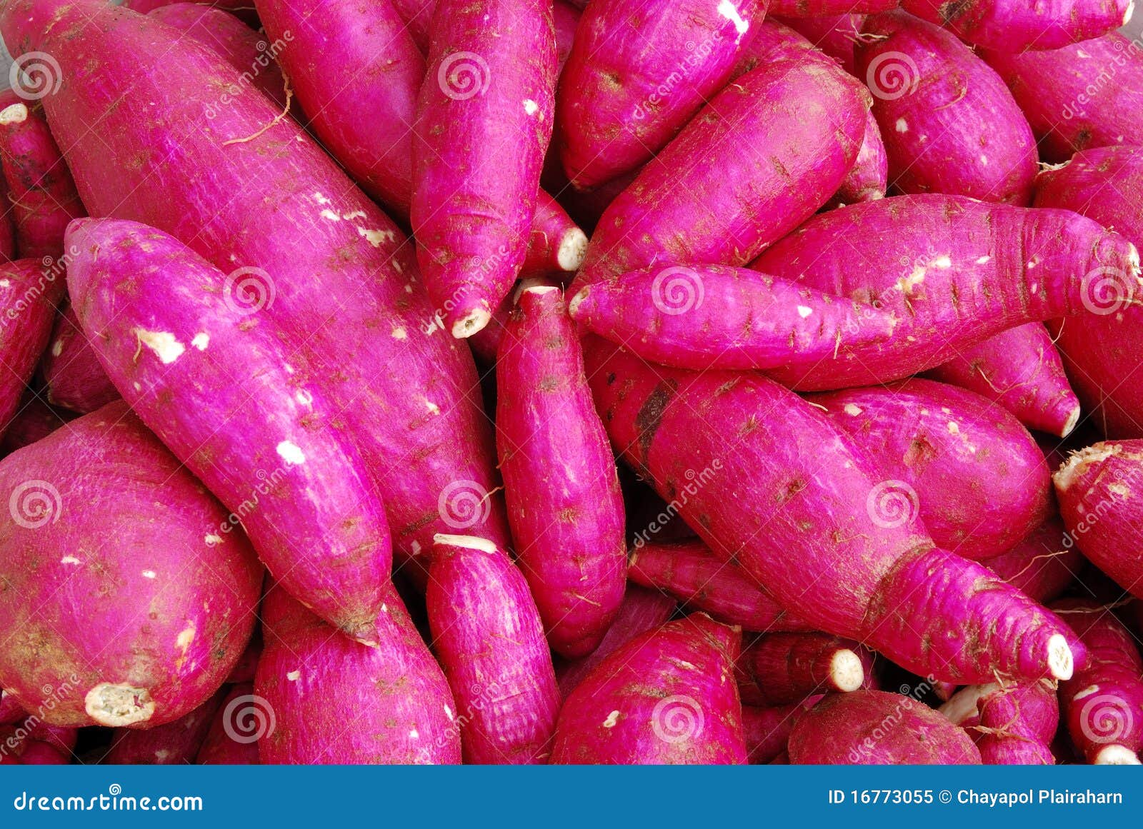 Pink Yams In Thailand. Royalty Free Stock Photo - Image: 16773055
