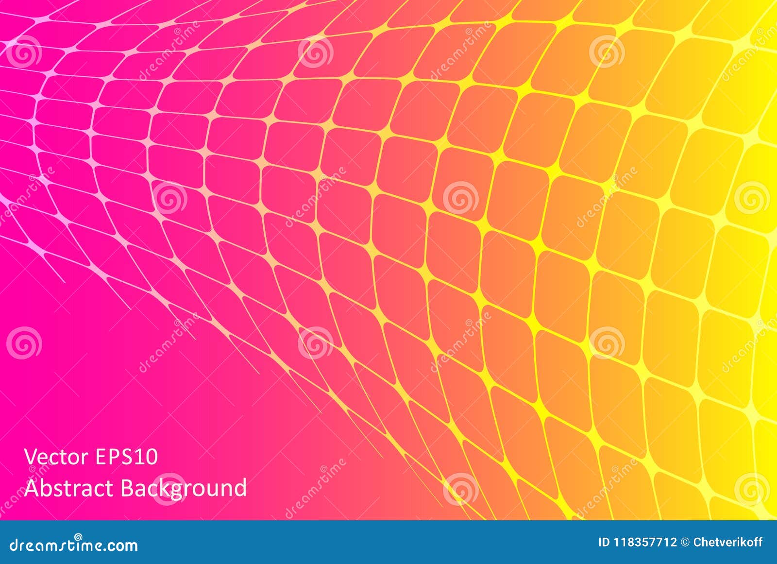 Pink and Yellow Abstract Vector Background Stock Vector - Illustration ...