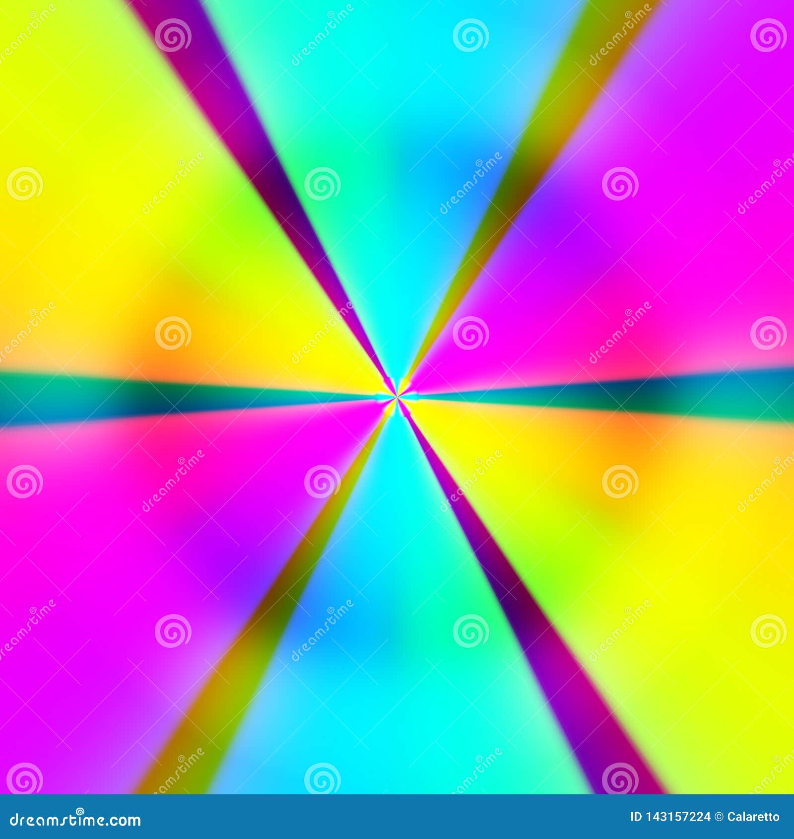 Pink Yellow Blue Radial Rays Abstractgradient Background Vector Stock ...