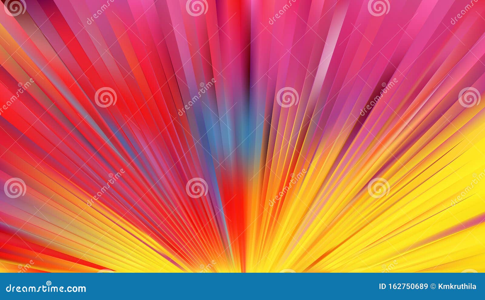 Pink and Yellow Burst Background Stock Vector - Illustration of rays ...