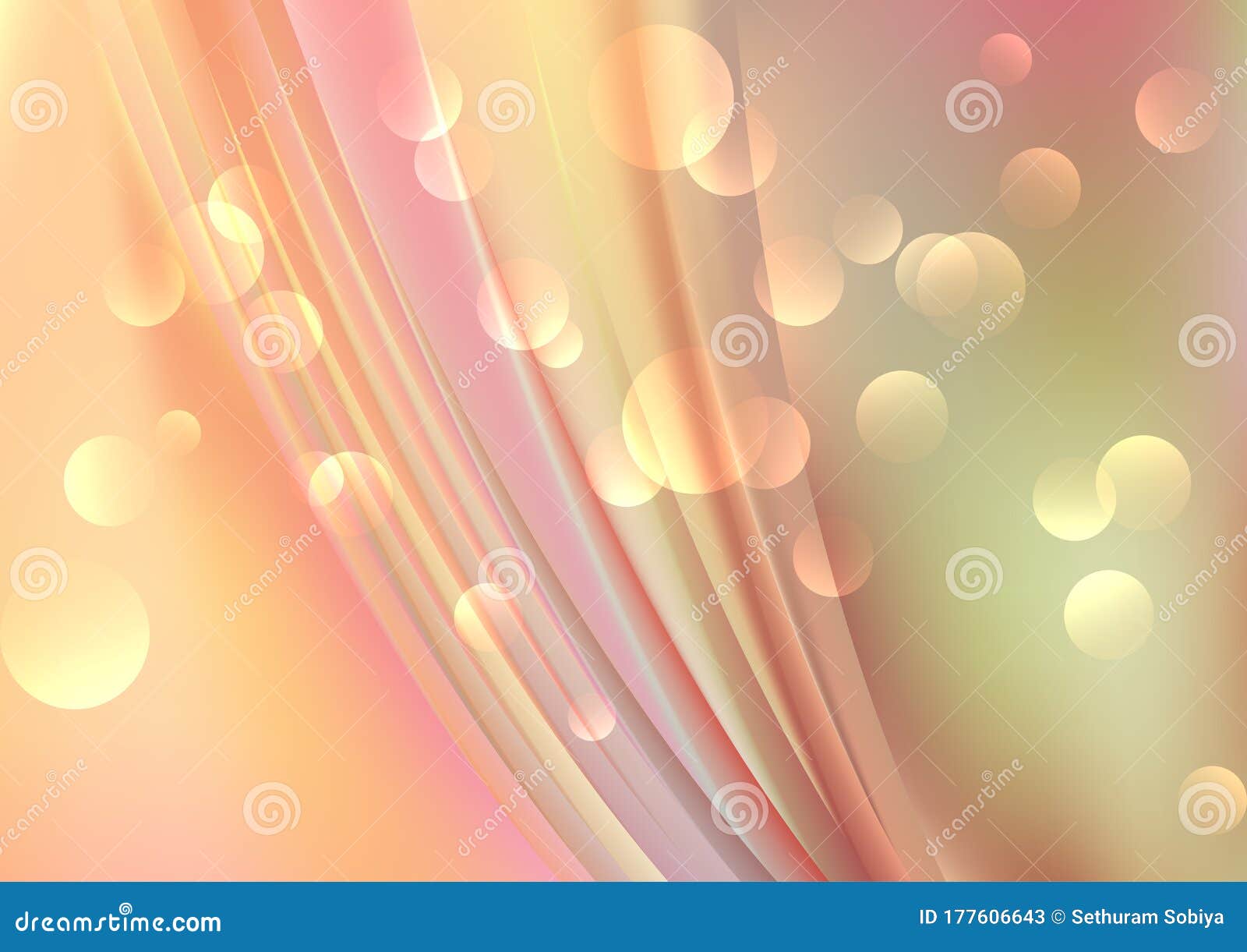 Pink Yellow Creative Background Vector Illustration Design Stock ...