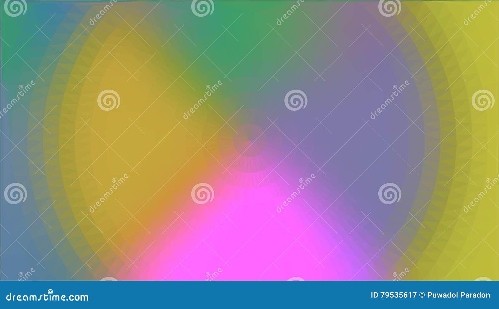 Pink Yellow Green Triangle Circle Abstract Background Stock ...