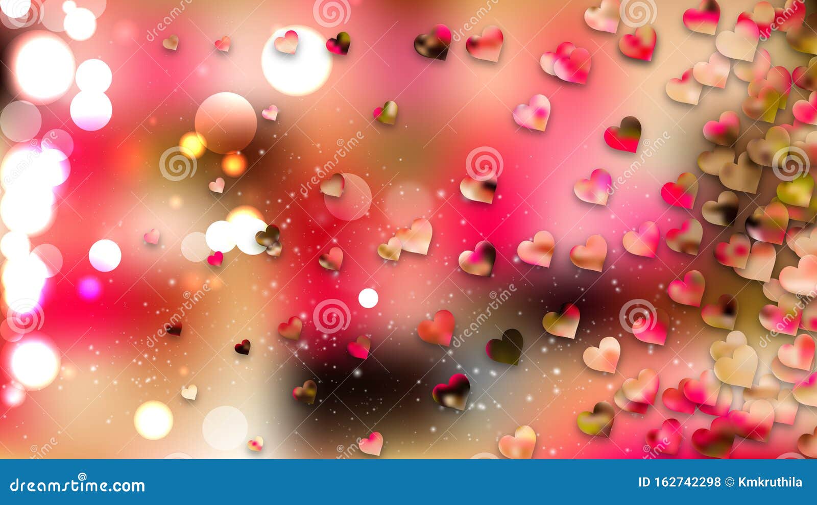 Pink and Yellow Love Background Illustration Stock Vector ...