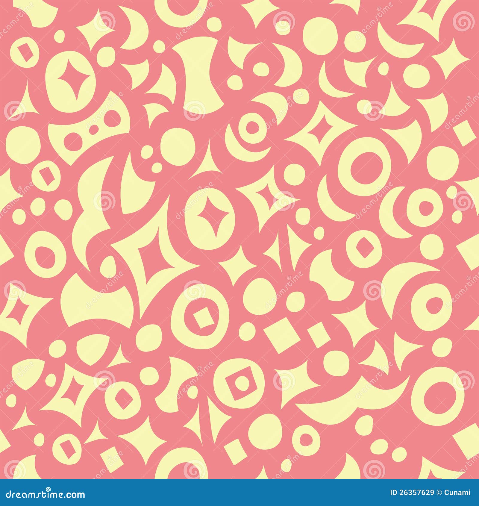 Pink-yellow pattern stock vector. Illustration of glamorous - 26357629