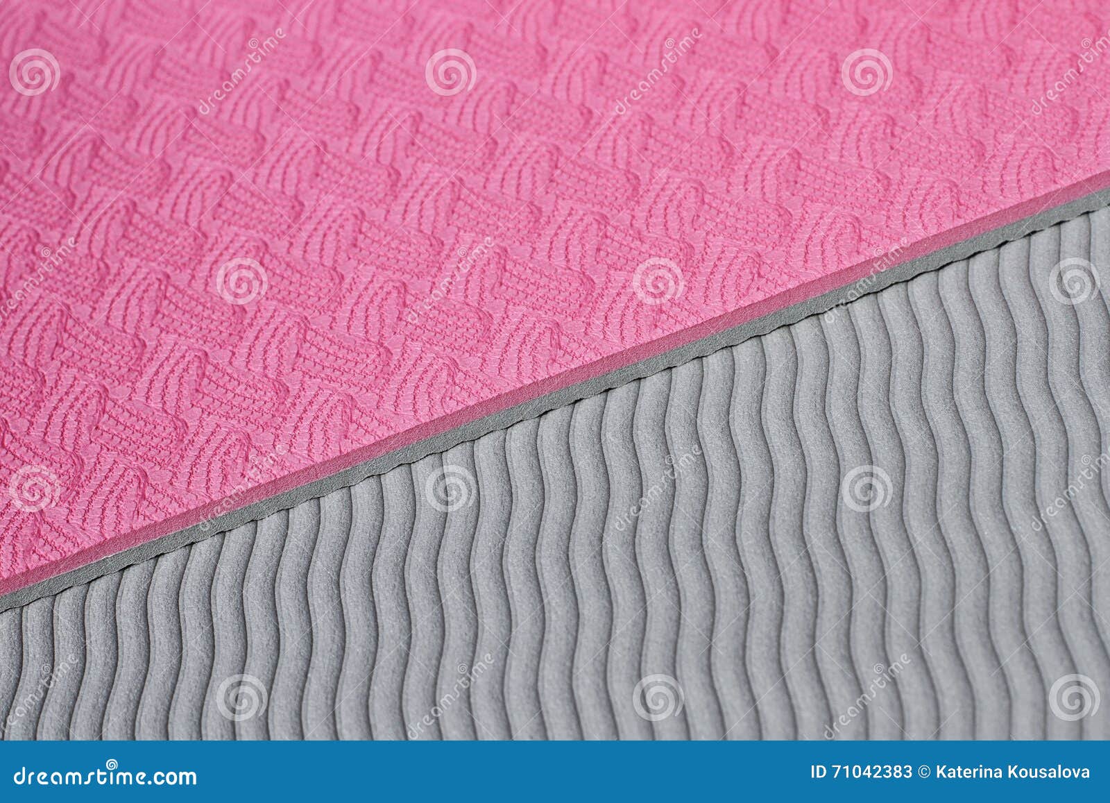 Pink yoga mat texture stock image. Image of pilates, geometric - 71042383