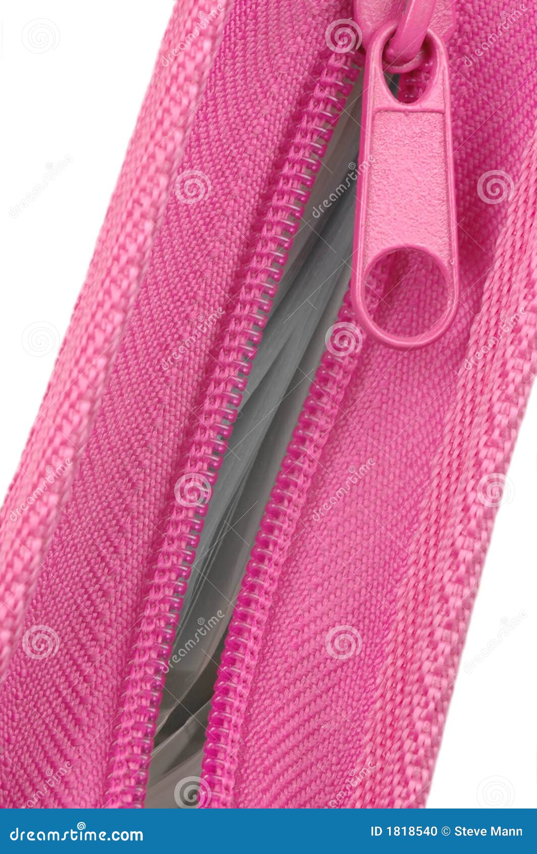 Pink Zipper stock photo. Image of business, schoolwork - 1818540