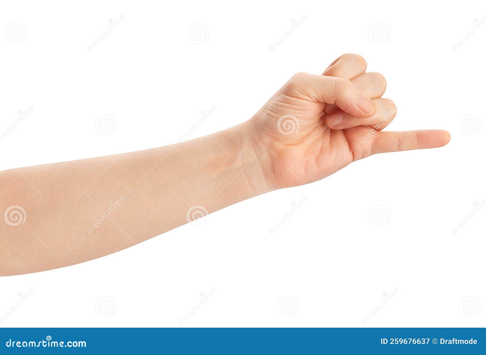 Pinky finger gesture stock image. Image of finger, white - 259676637