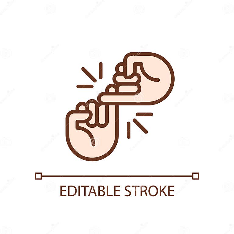 Pinky Promise Pixel Perfect RGB Color Icon Stock Vector - Illustration ... Pinky Promise Pixel Perfect RGB Color Icon Stock Vector - Illustration ...