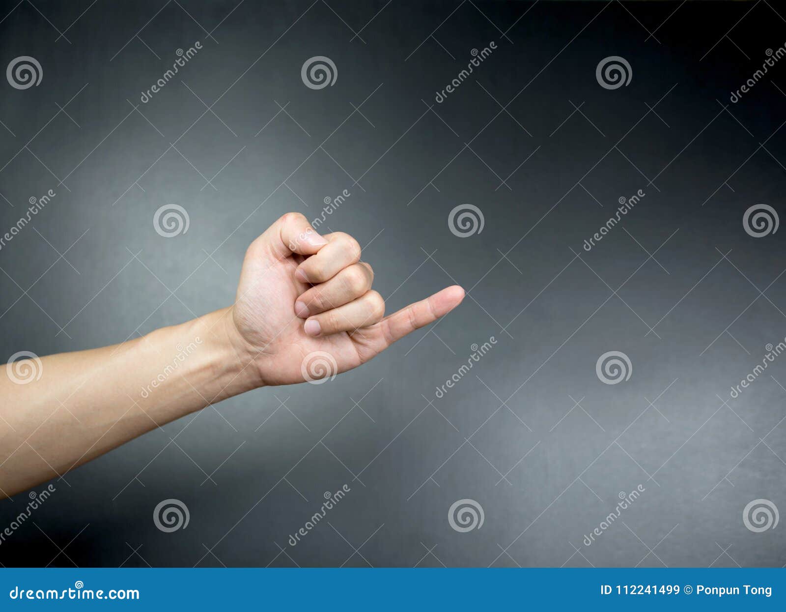 Pinky Swear, Promise Hand Gesture On White Background Royalty-Free ...