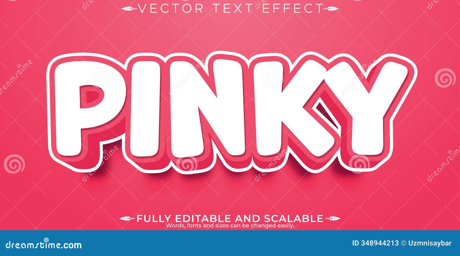 Pinky Text, Cartoon Style Editable Text Effect | CartoonDealer.com ...