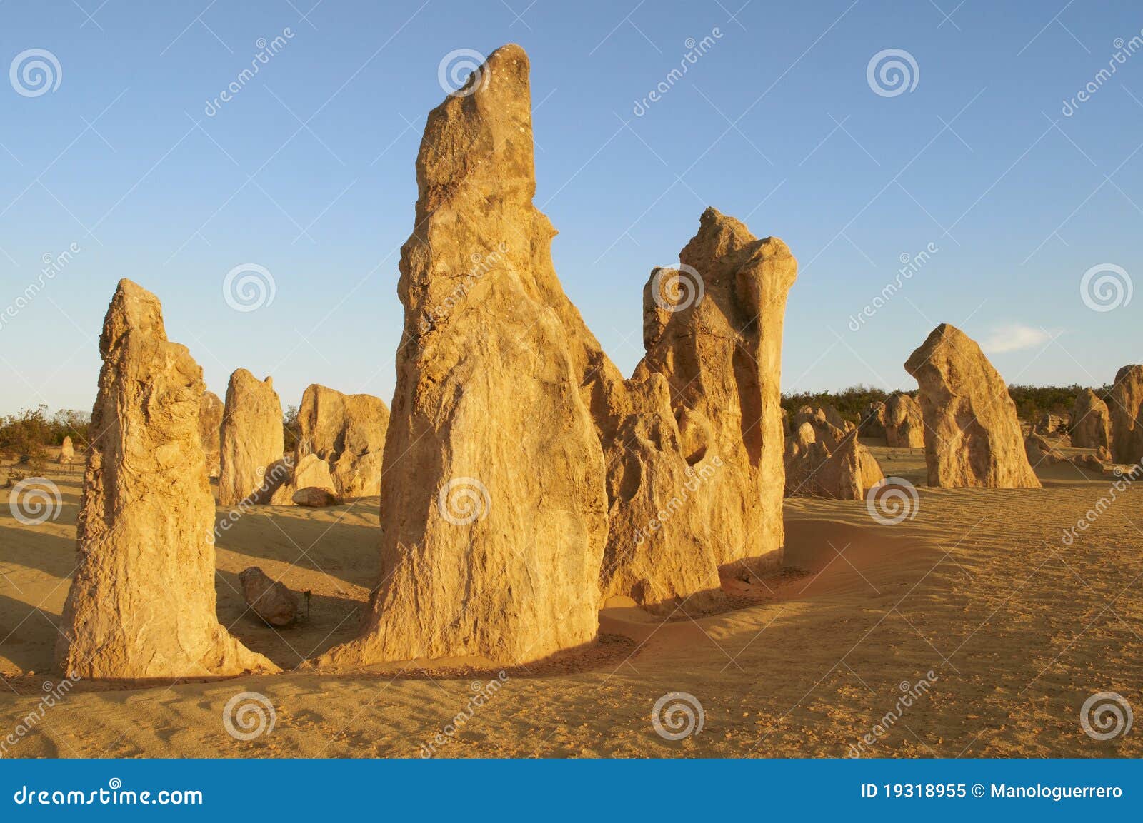 Pinnacle Desert, Nambung NP, Western Australia Royalty-Free Stock ...